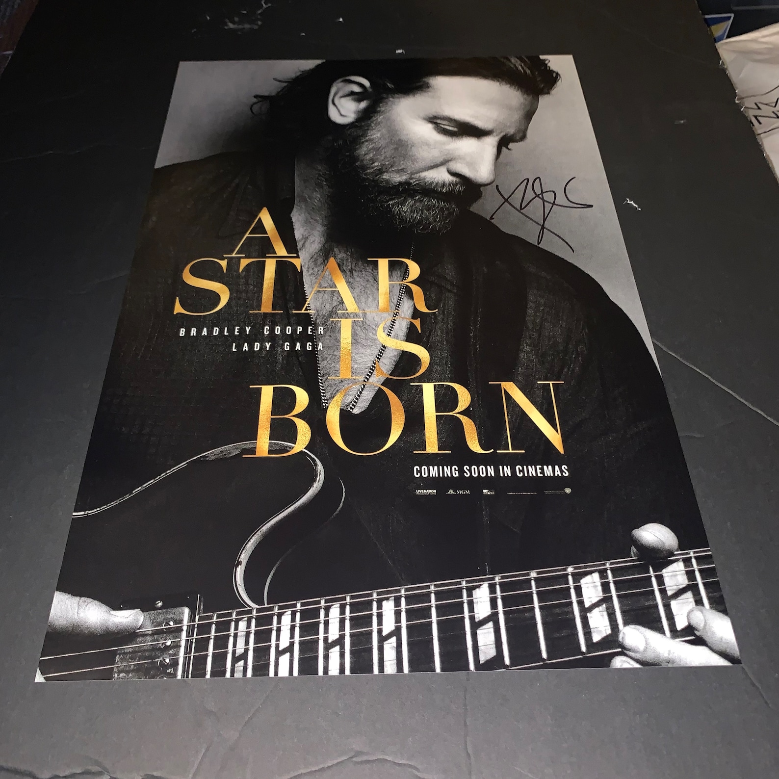 Bradley Cooper Signed A Star is Born Poster 11x17 Photo - Etsy