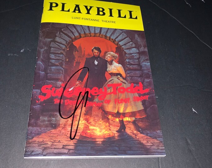 Josh Groban Signed Sweeney Todd Broadway Playbill - Etsy