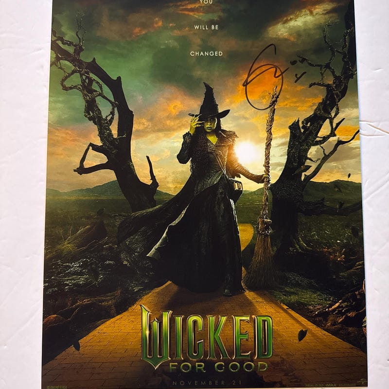 Wicked Signed Poster - Etsy