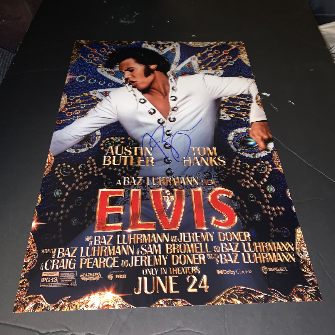 Austin Butler Signed 11x17 Photo Elvis Presley Movie Poster B - Etsy