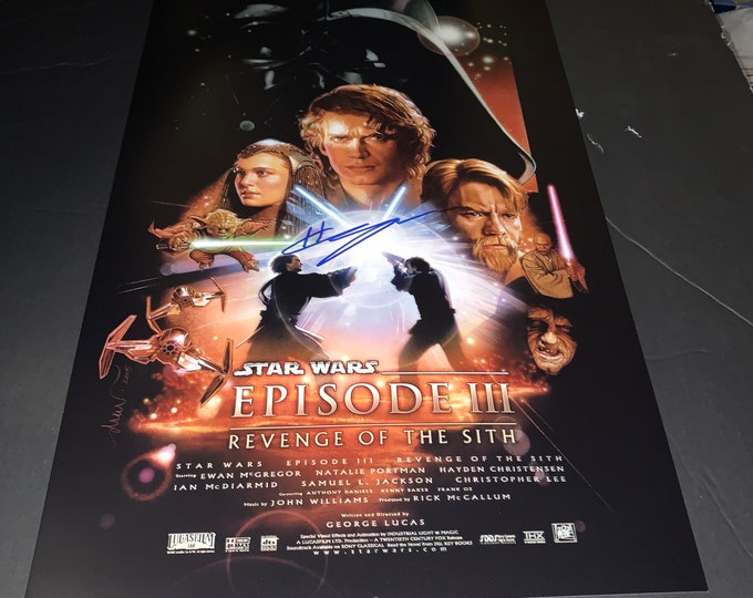 Anakin Skywalker, Hayden Christensen, Revenge of the Sith 11'x17 Art ...