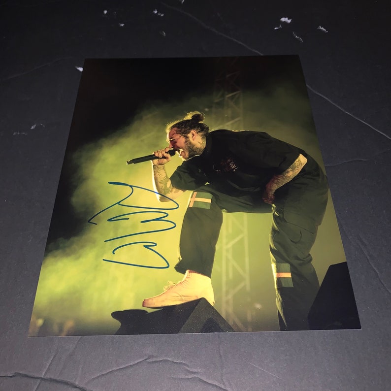 Post Malone Signed Hip Hop 8x10 Photo - Etsy