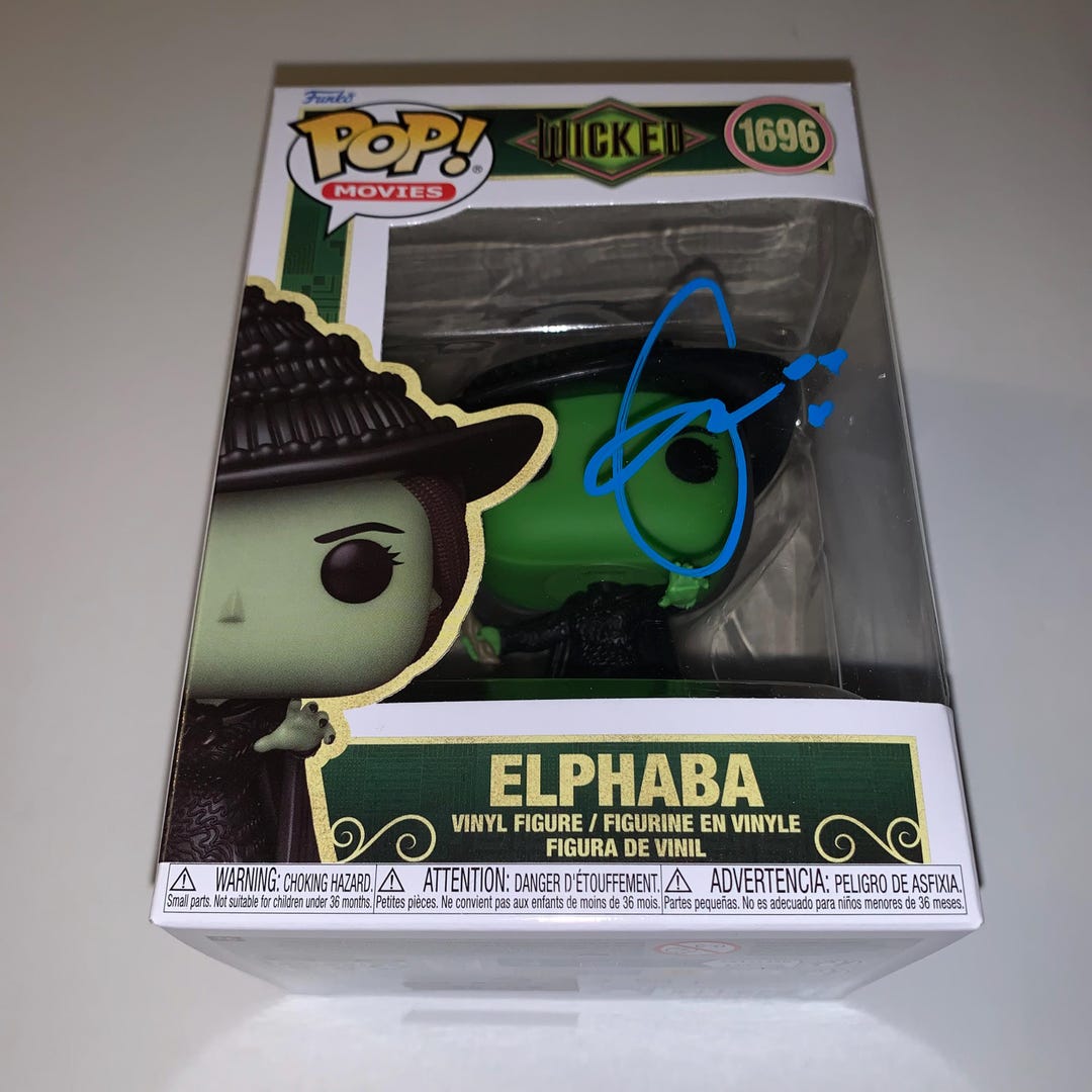 Cynthia Erivo Signed Wicked Movie Elphaba Funko Pop Toy - Etsy