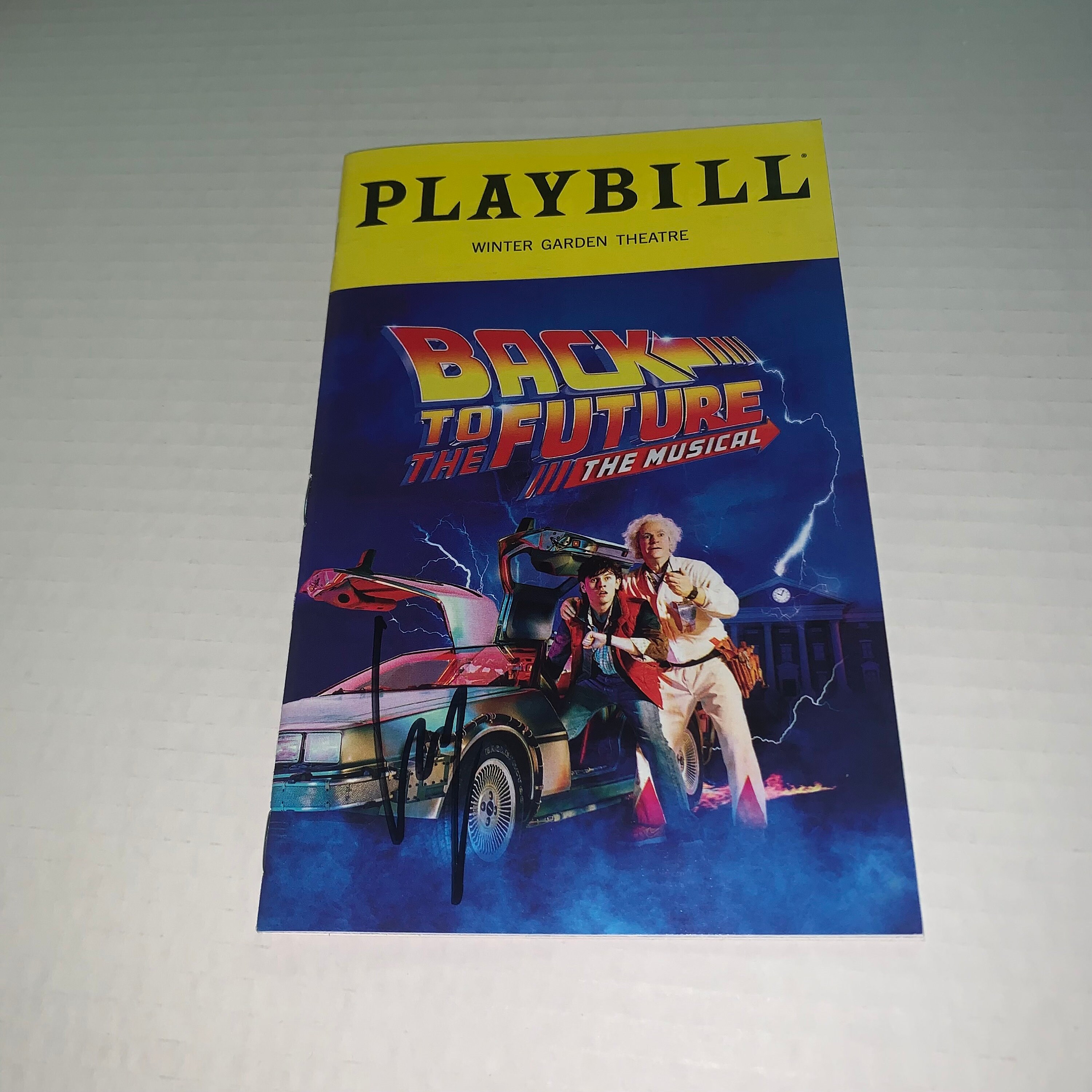 Casey Likes Signed Back to the Future Broadway Playbill - Etsy