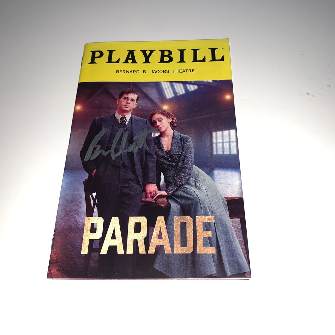 Ben Platt Signed Parade Broadway Playbill A - Etsy
