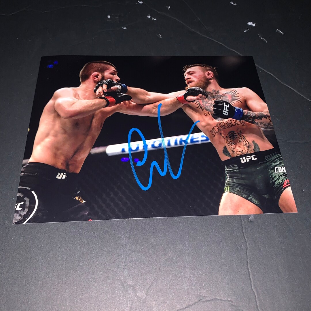 Connor Mcgregor Signed UFC Fighter 8x10 Photo B - Etsy