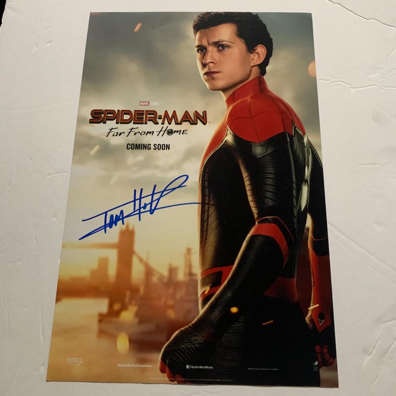 Tom Holland Signed - Etsy