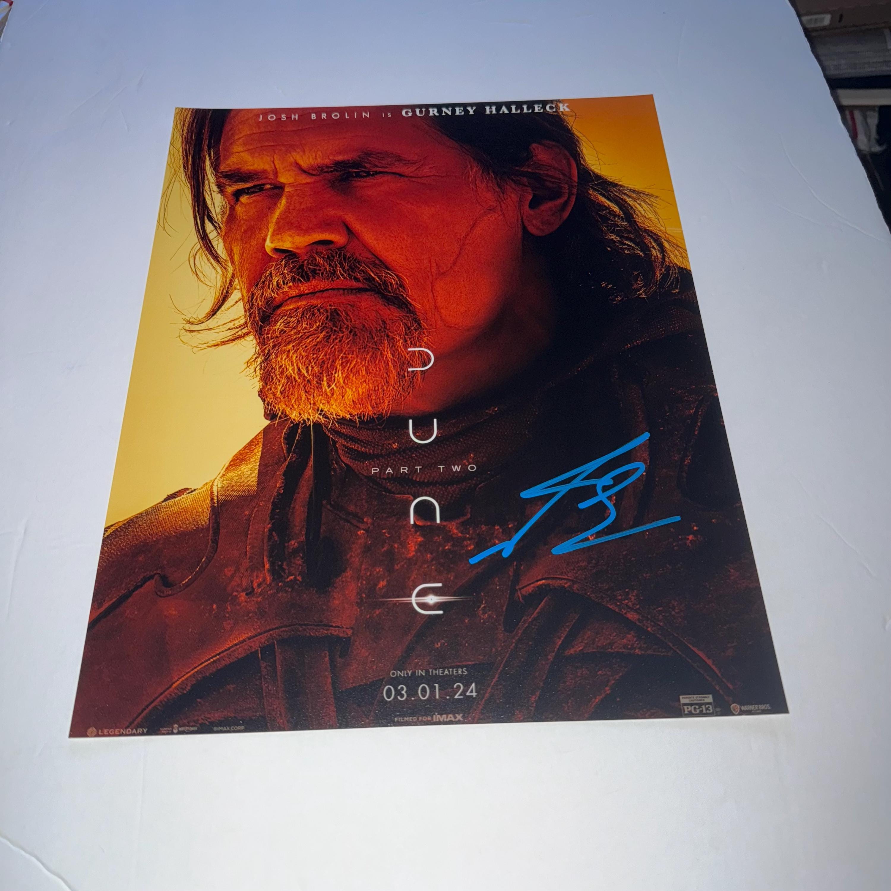 Josh Brolin Signed Gurney Dune Part 2 Movie 11x14 Photo A - Etsy