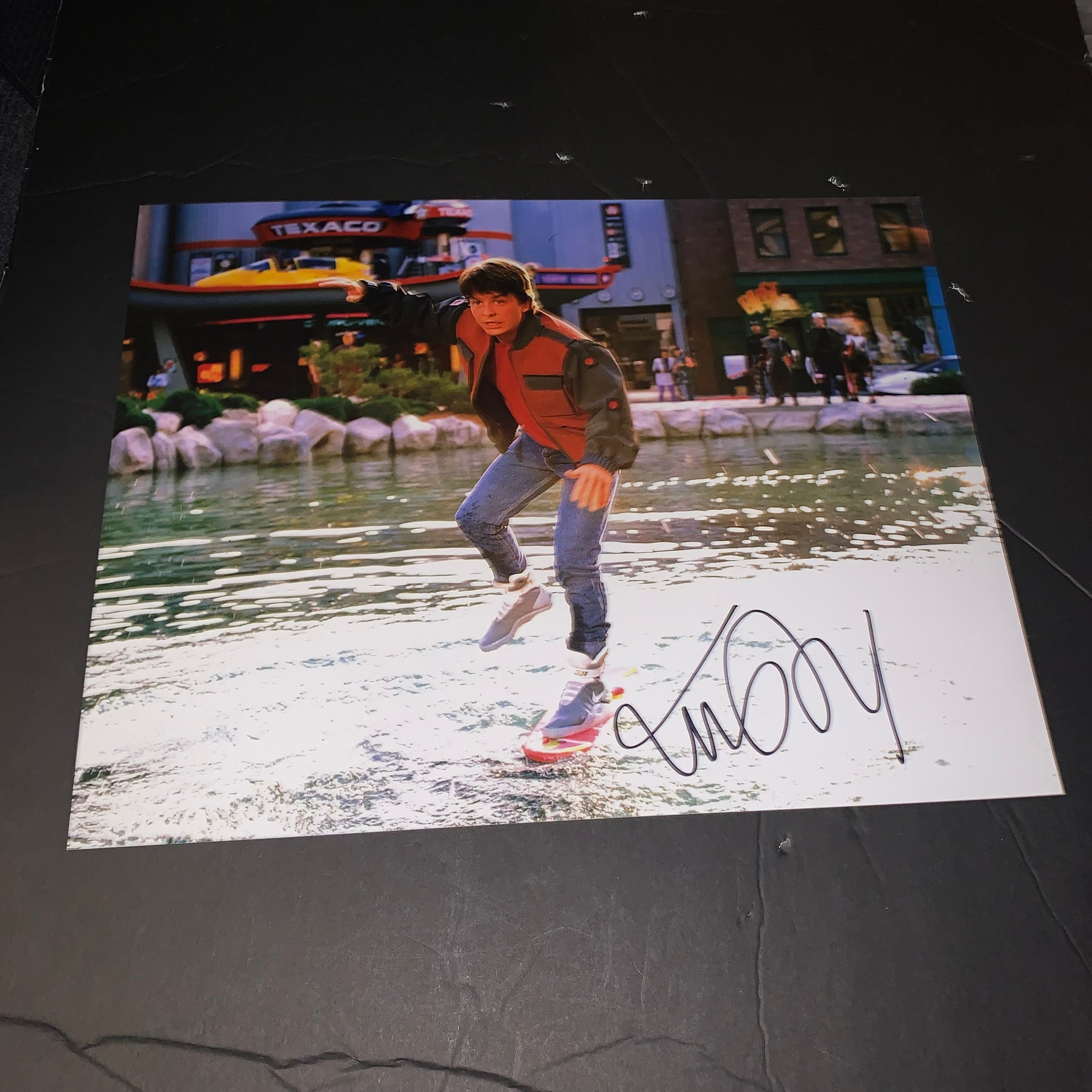 Michael J Fox Signed 11x14 Photo Back to the Future Marty Mcfly ...