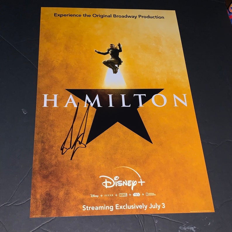 Daveed Diggs Signed Disney Plus Hamilton Broadway 11x17 Photo - Etsy