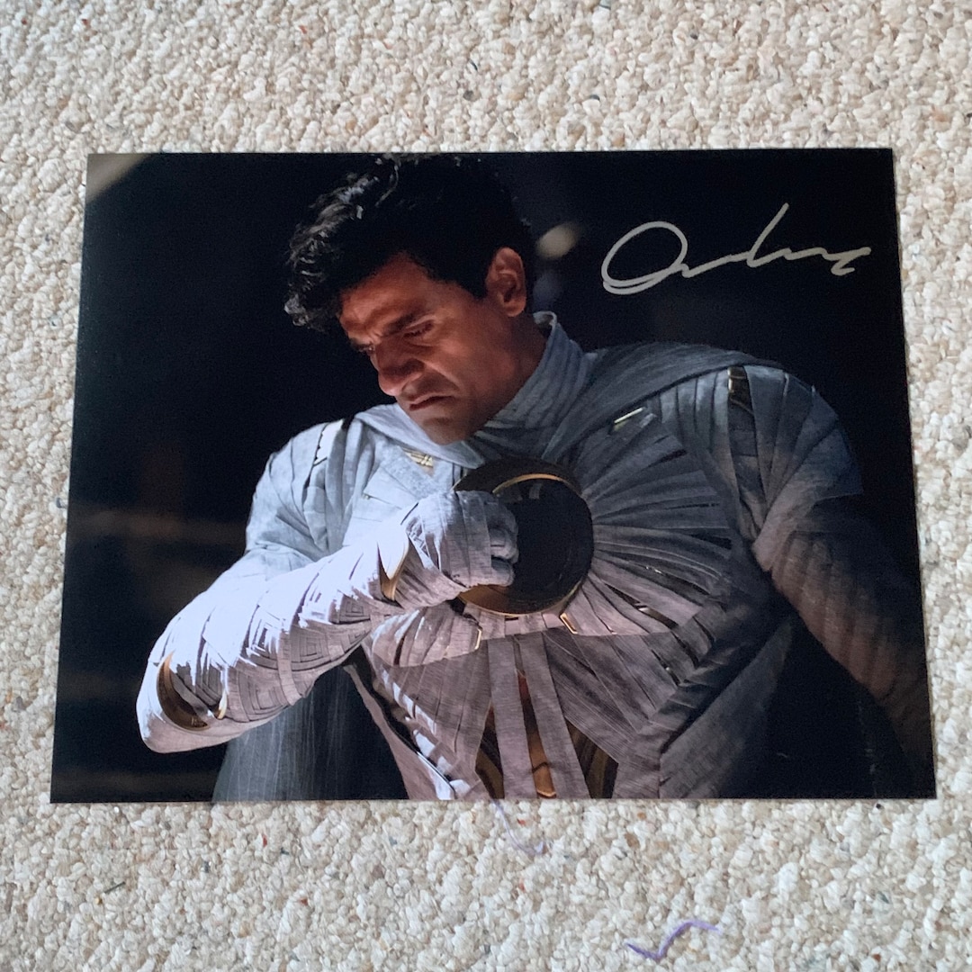 Oscar Isaac Signed 11x14 Photo Moon Knight Marvel Star Wars Poe Dameron ...