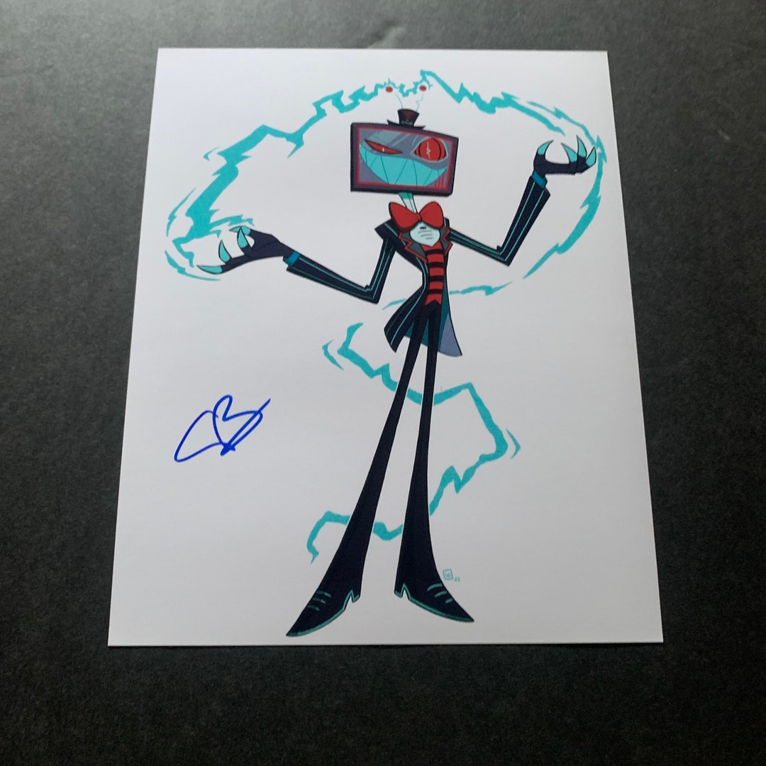 Christian Borle Signed Hazbin Hotel Vox Broadway 8x10 Photo C - Etsy