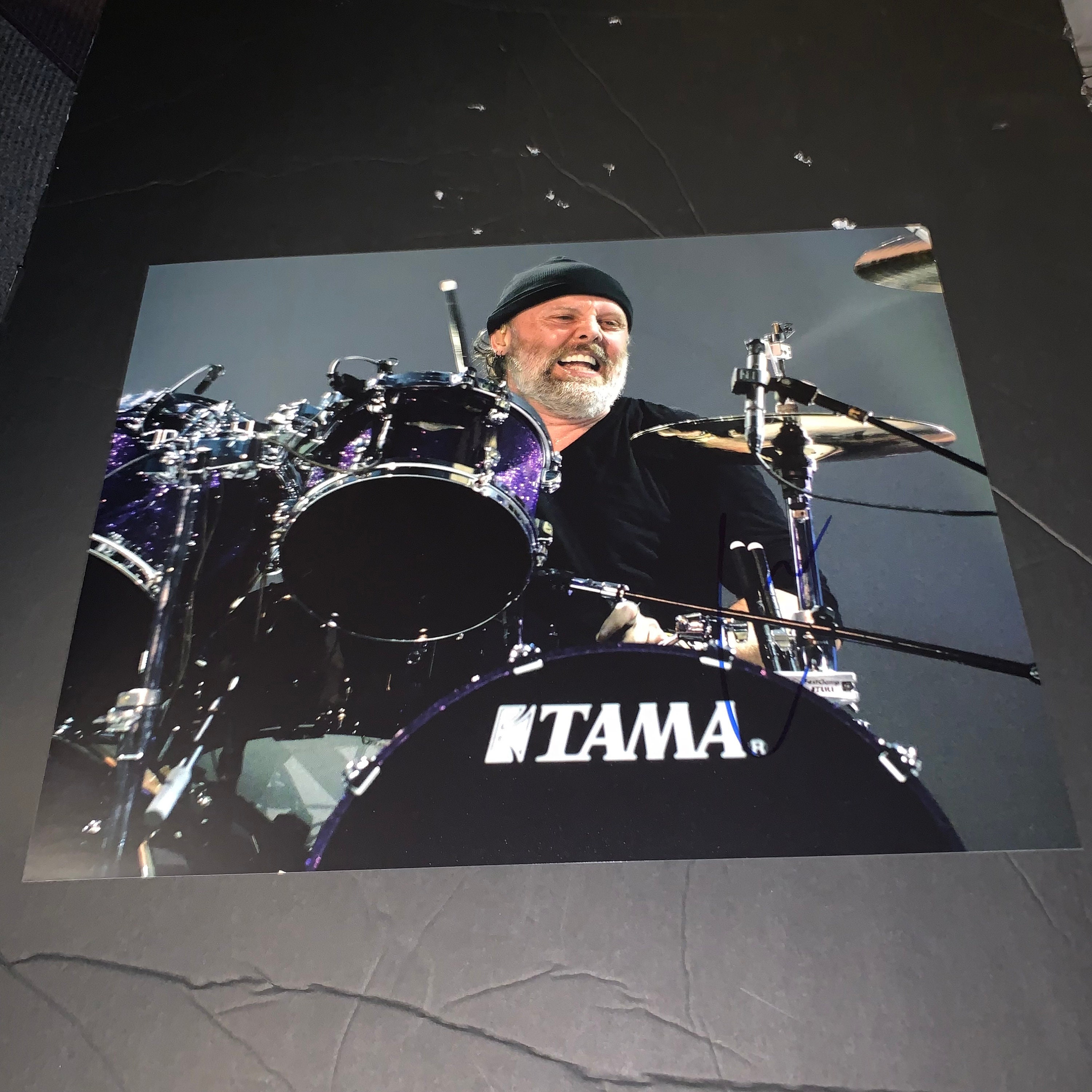 Lars Ulrich Signed 11x14 Photo Metallica Drummer A - Etsy