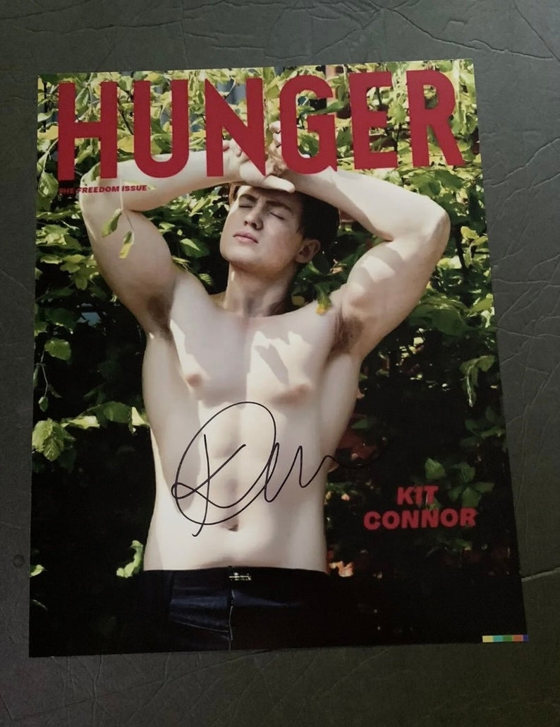 Kit Connor Signed Heartstopper Shirtless Hunger Cover Lgbtq Etsy