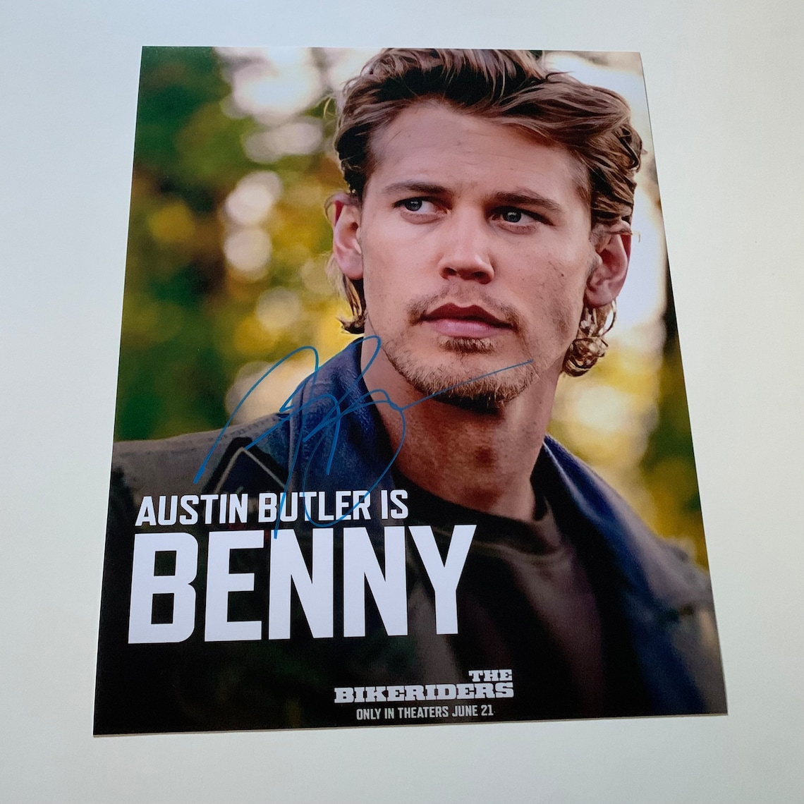 Austin Butler Signed 11x14 Photo Bikeriders Movie Poster 1 - Etsy
