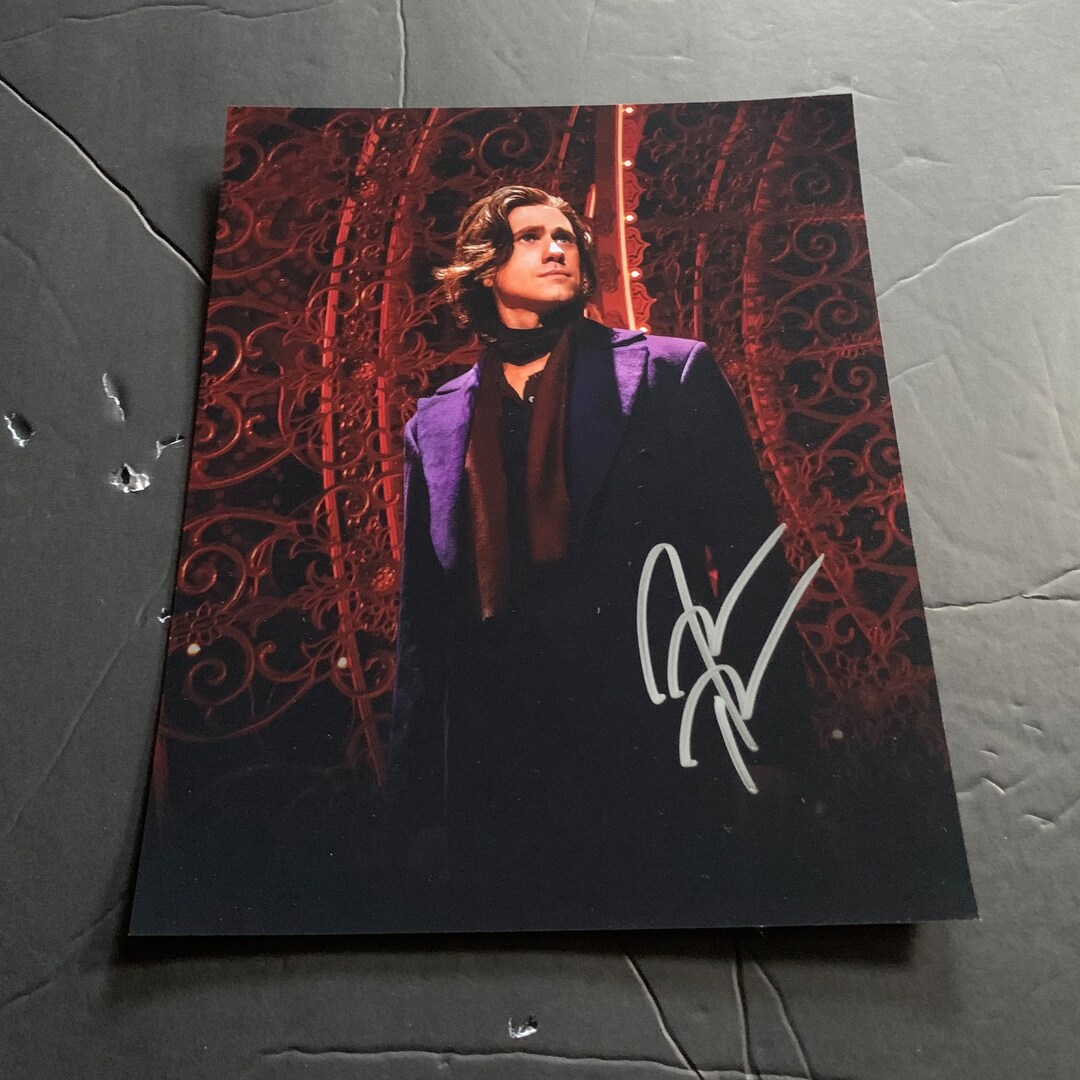 Aaron Tveit Signed Christian Moulin Rouge Broadway 8x10 Photo - Etsy