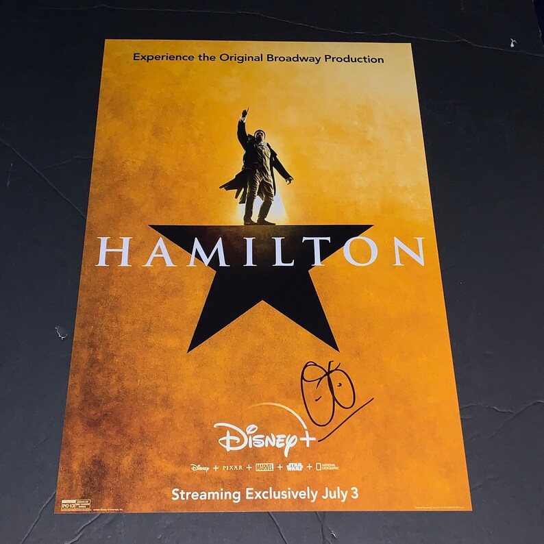 Okieriete Onaodowan Signed Disney Plus Hamilton Broadway 11x17 Photo - Etsy