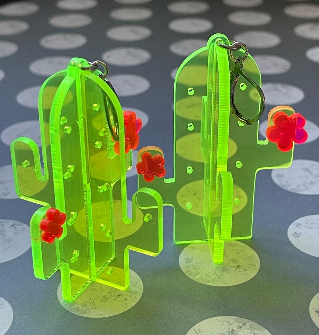 Arizona Nights Classic Style Glowing 3D Statement Cactus Flower ...