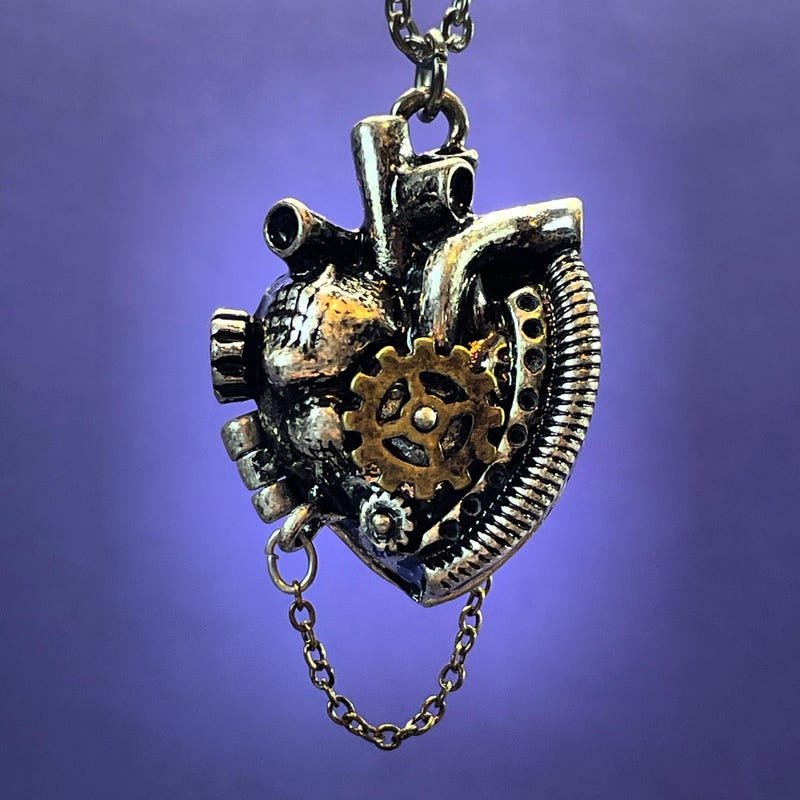 Mechanical Gear Pendant - Etsy