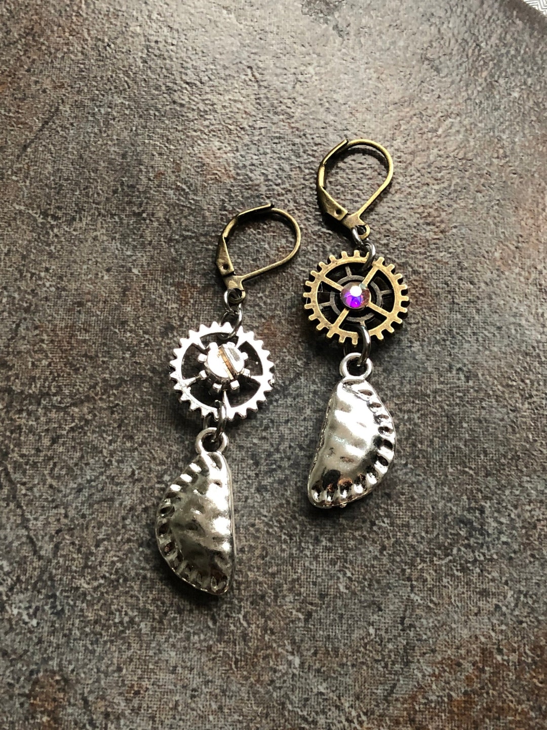 Steampunk Empanada/puff Pastry/mixed Metal Mismatched Cogwheel Italian ...