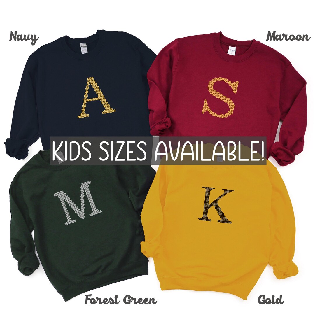 Weasley Sweater Sweatshirt, Personalized Christmas Sweater Matching ...