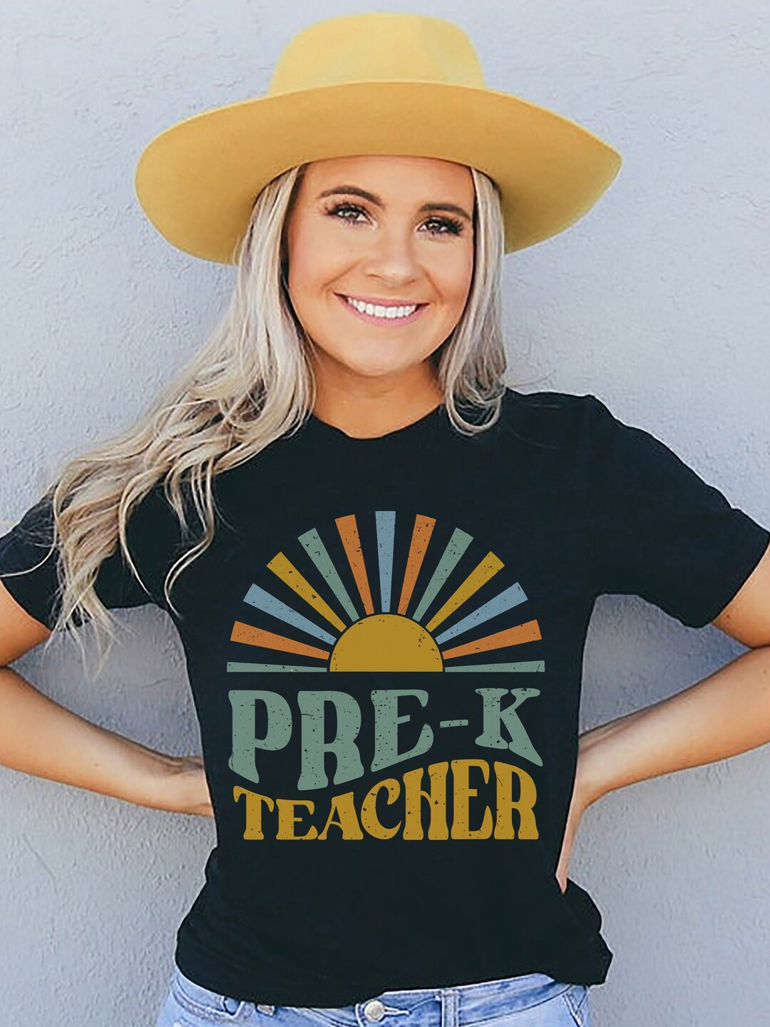Pre-k Teacher Shirt, Retro Teacher, Pre School Team Shirts, Back to ...