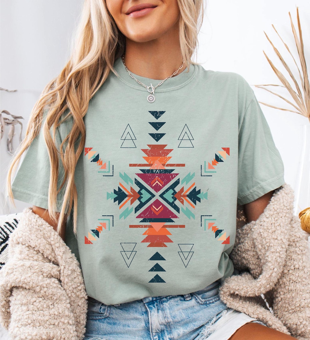 Aztec Clothing Shirt Western Graphic Tee Country Western Shirts ...