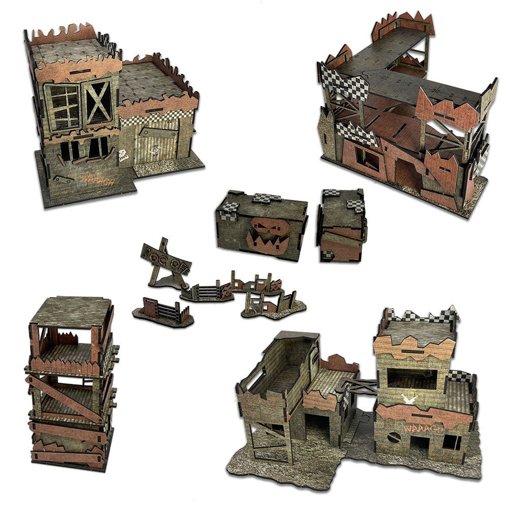 FLG Full Color Terrain Orc Complete Set - Etsy