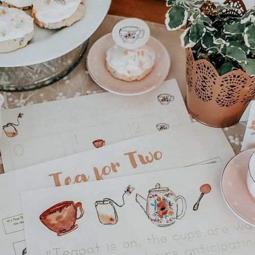 Tea Time Classroom Activity Pack - Etsy