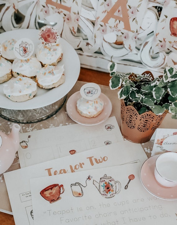 Tea Time Classroom Activity Pack | Etsy