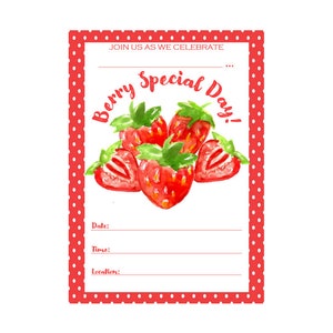 Summer Strawberry Party Pack - Etsy