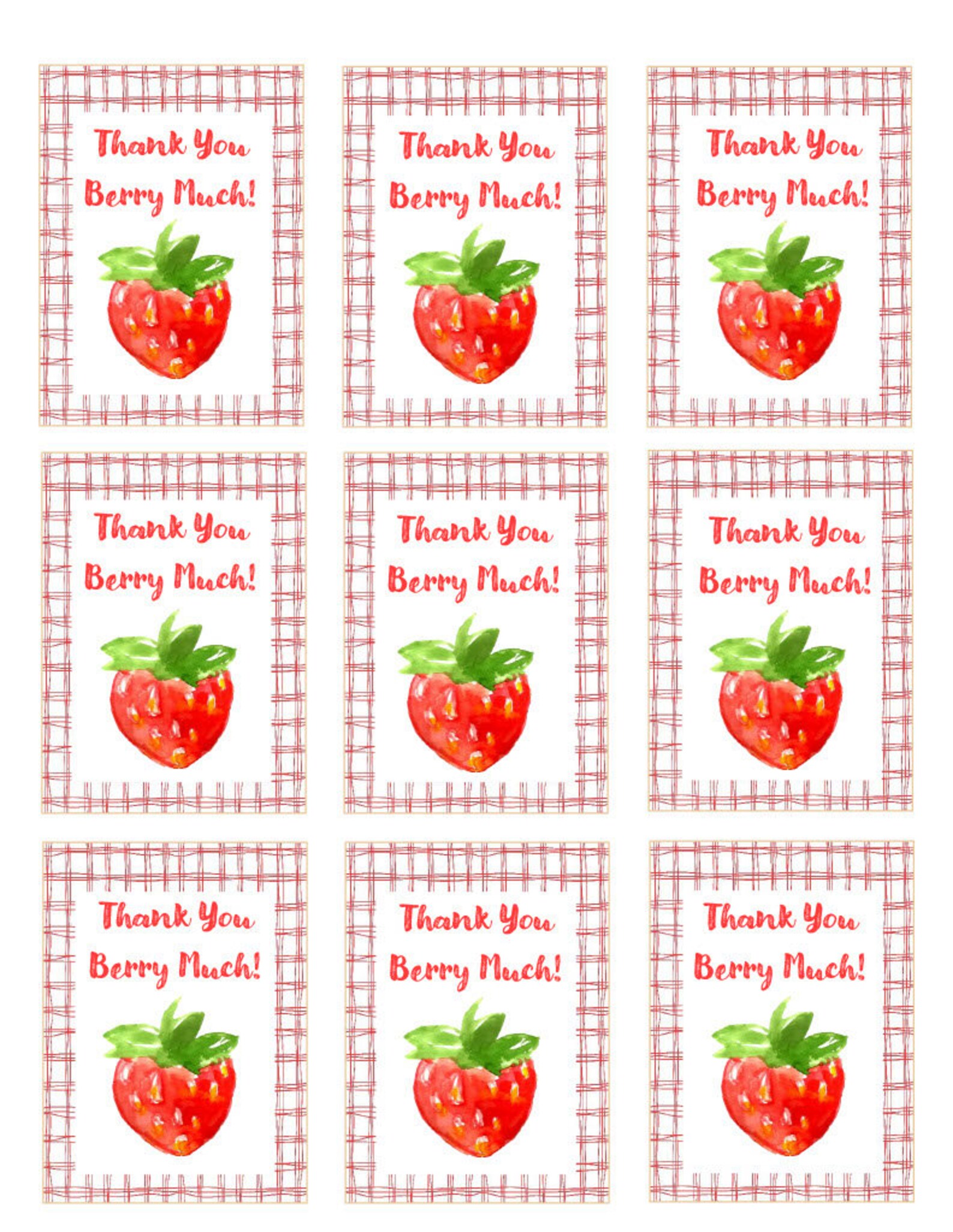 Summer Strawberry Party Pack - Etsy