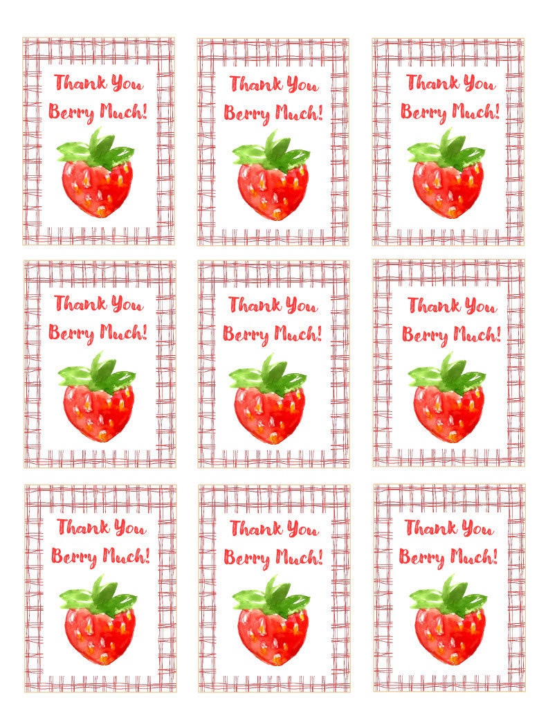 Summer Strawberry Party Pack - Etsy