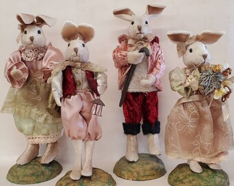 Victorian Bunny - Etsy