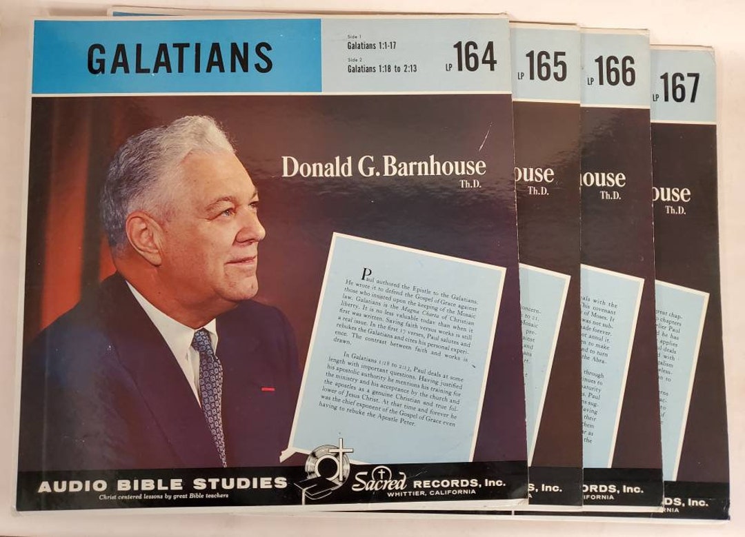 Donald G Barnhouse Galatians Series Vinyl 164-167 1960 - Etsy