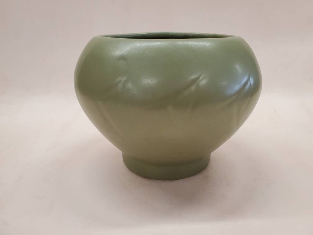 Mccoy Angel Fish Floraline Pottery Matte Drab Green - Etsy