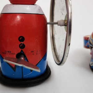 3 Vintage Tin Windup Toys. Panda Monkey Drums - Etsy