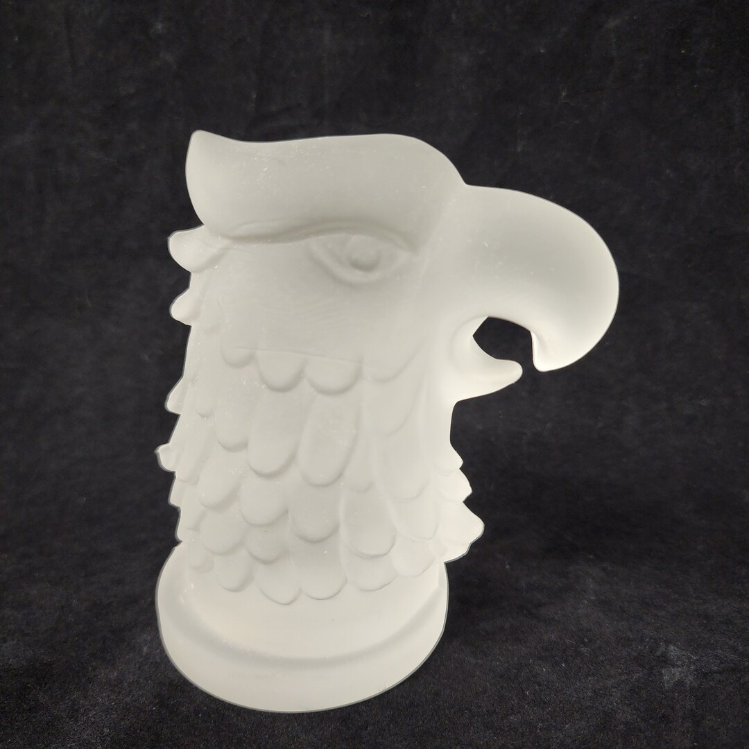 Kristaluxus Frosted Lead Crystal Eagle Figurine Statue Paperweight Made ...