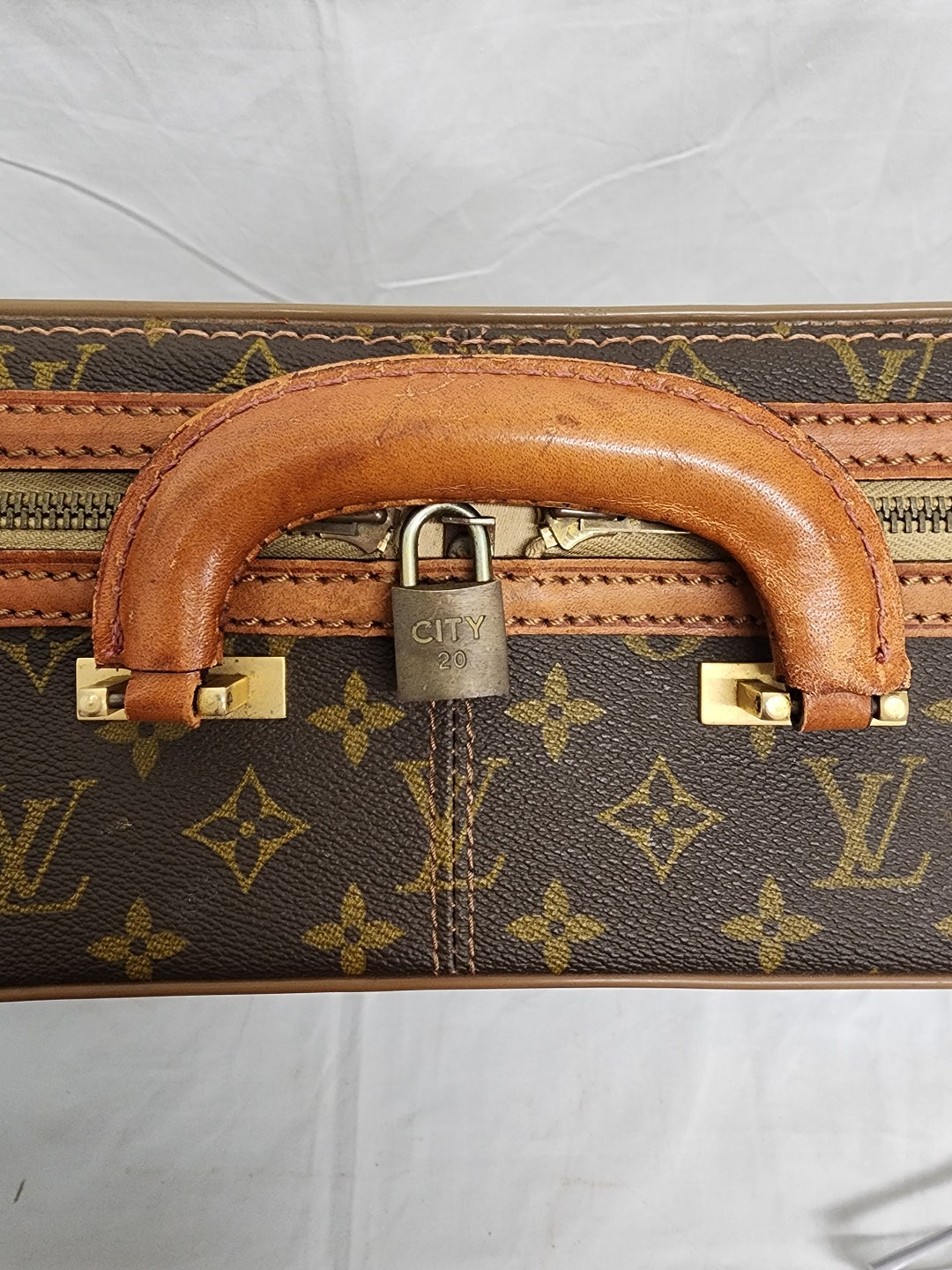 Vintage Louis Vuitton Designer Racket Luggage Travel Case - Etsy