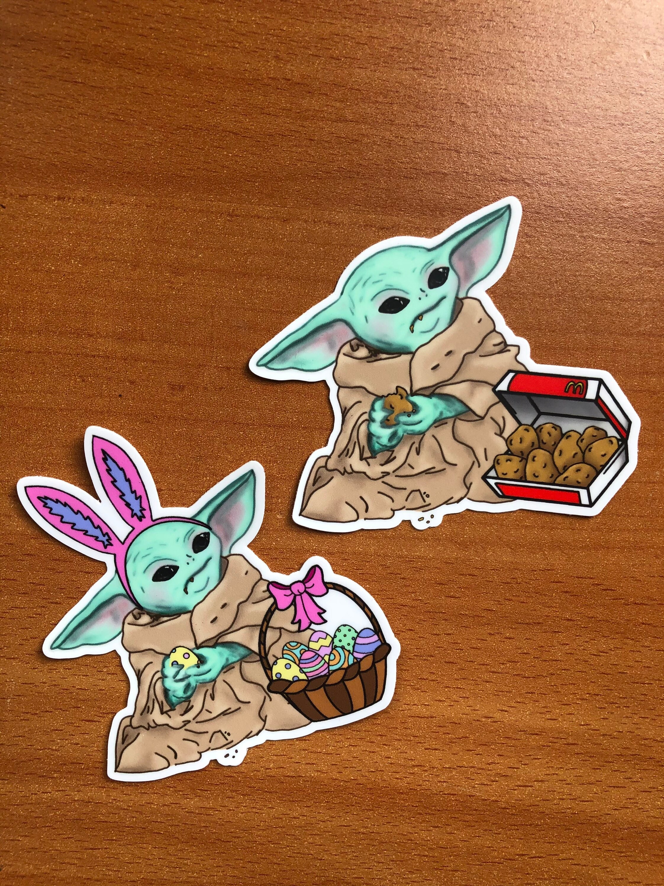 Baby Yoda Chicken Nuggies Sticker Dont Eat That Grogu - Etsy Canada