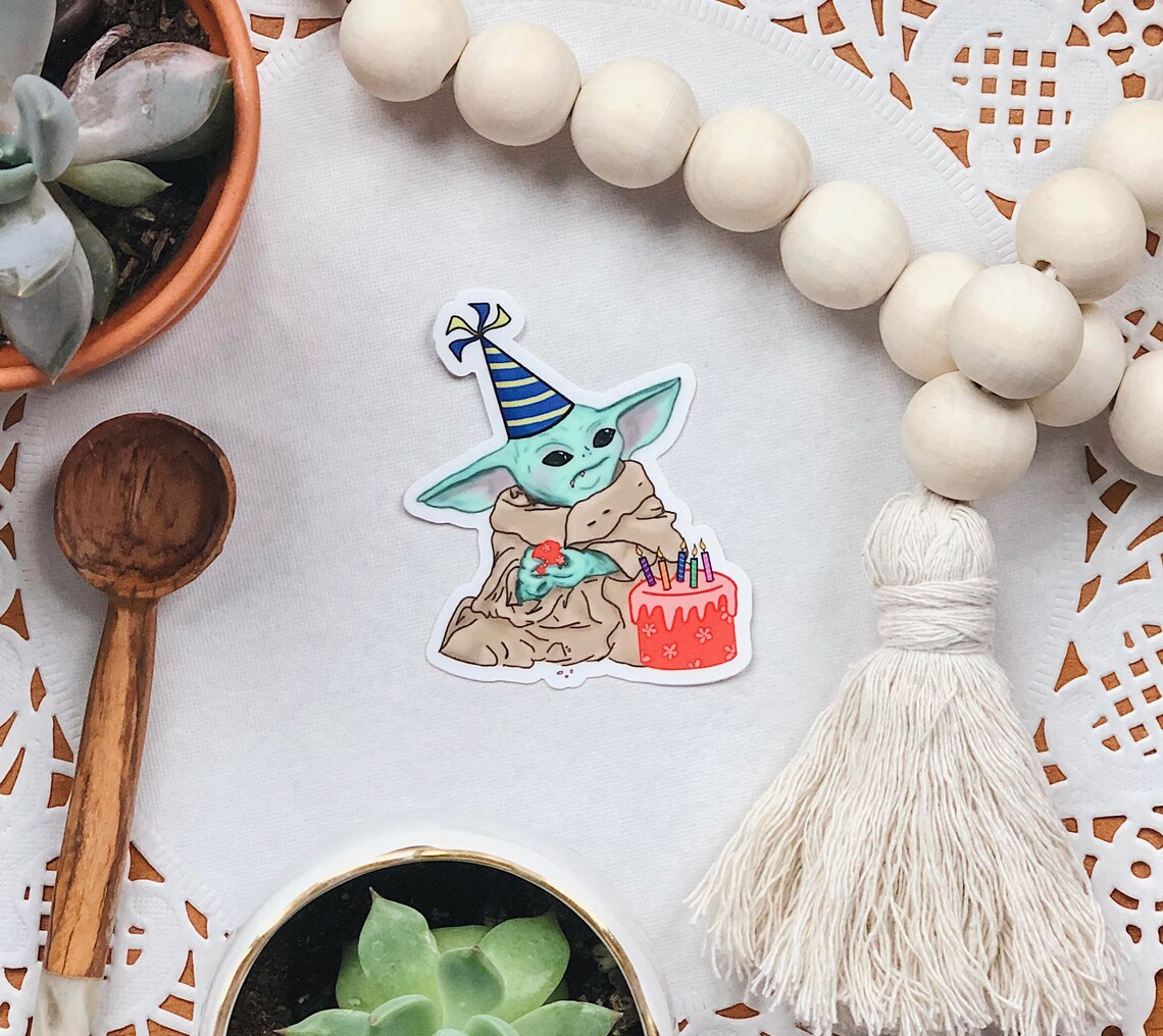 Baby Yoda Chicken Nuggies Sticker Dont Eat That Grogu - Etsy