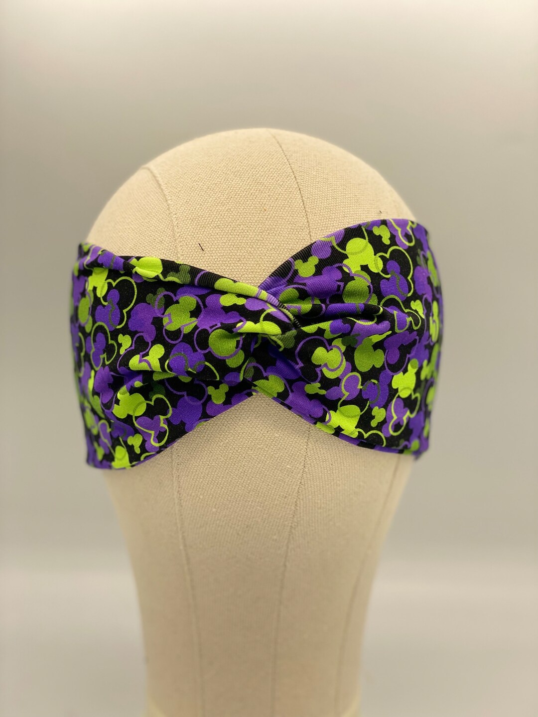 Mouse Themed Headband / Soft Twisted Headband/ Turban Headband/ Nurse ...
