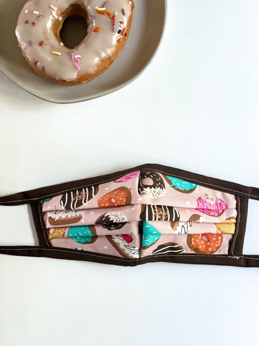 Kids Face Mask/ Dust Mask/doughnut Face Mask / Triple Layered Reusable ...