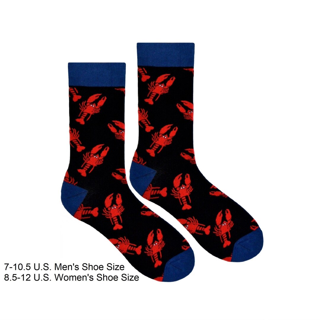 Lobster Socks Crayfish Crawdad Shellfish Seafood Birthday Present ...