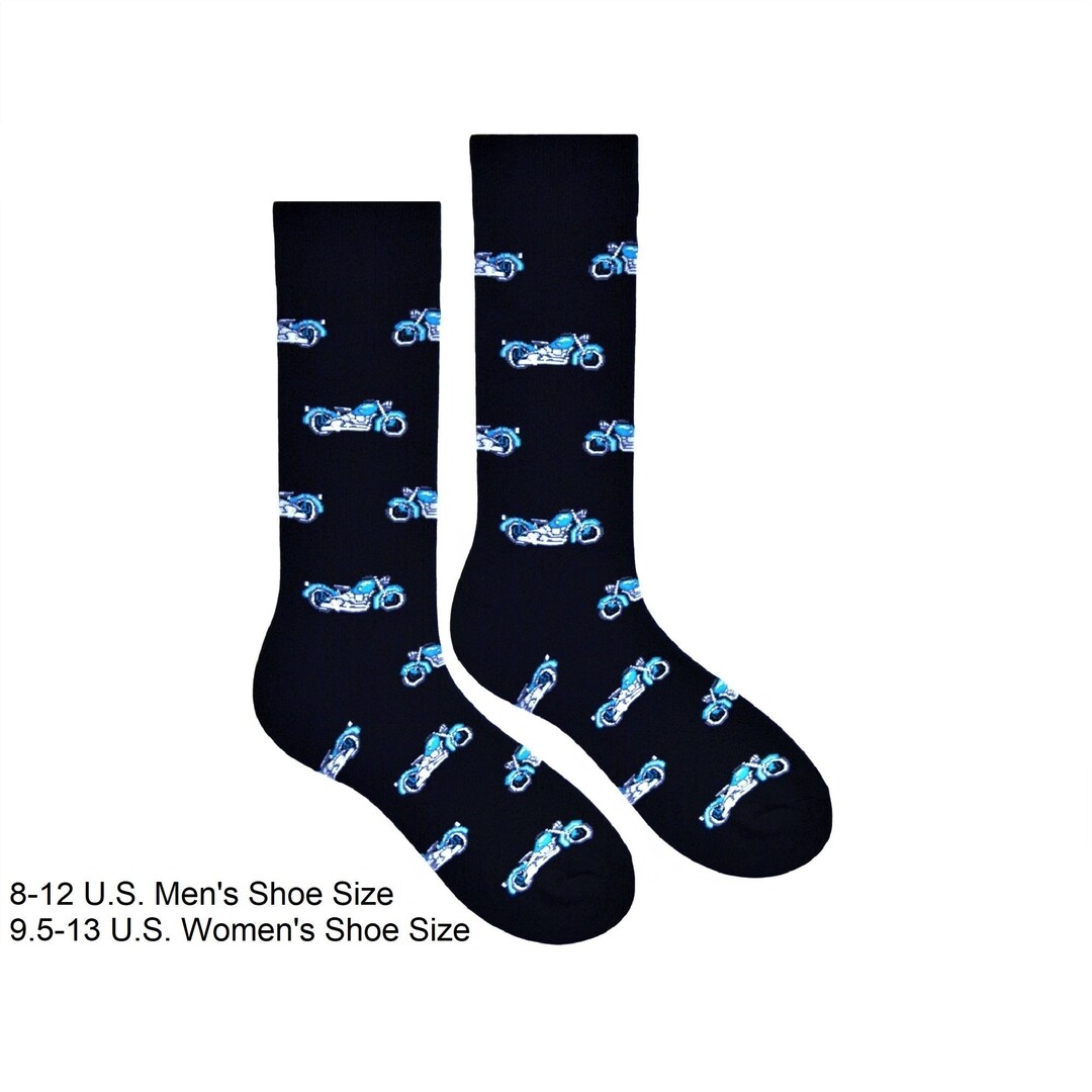 FREE SHIPPING CANADA Ride on Unisex Cotton Motorcycle Socks - Etsy