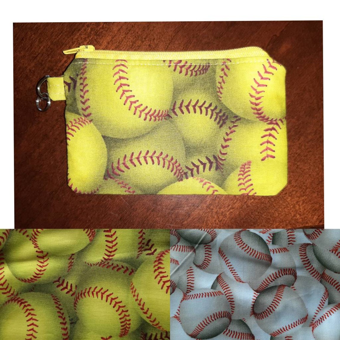 Baseball Coin Purse Softball Coin Purse Made in the USA - Etsy