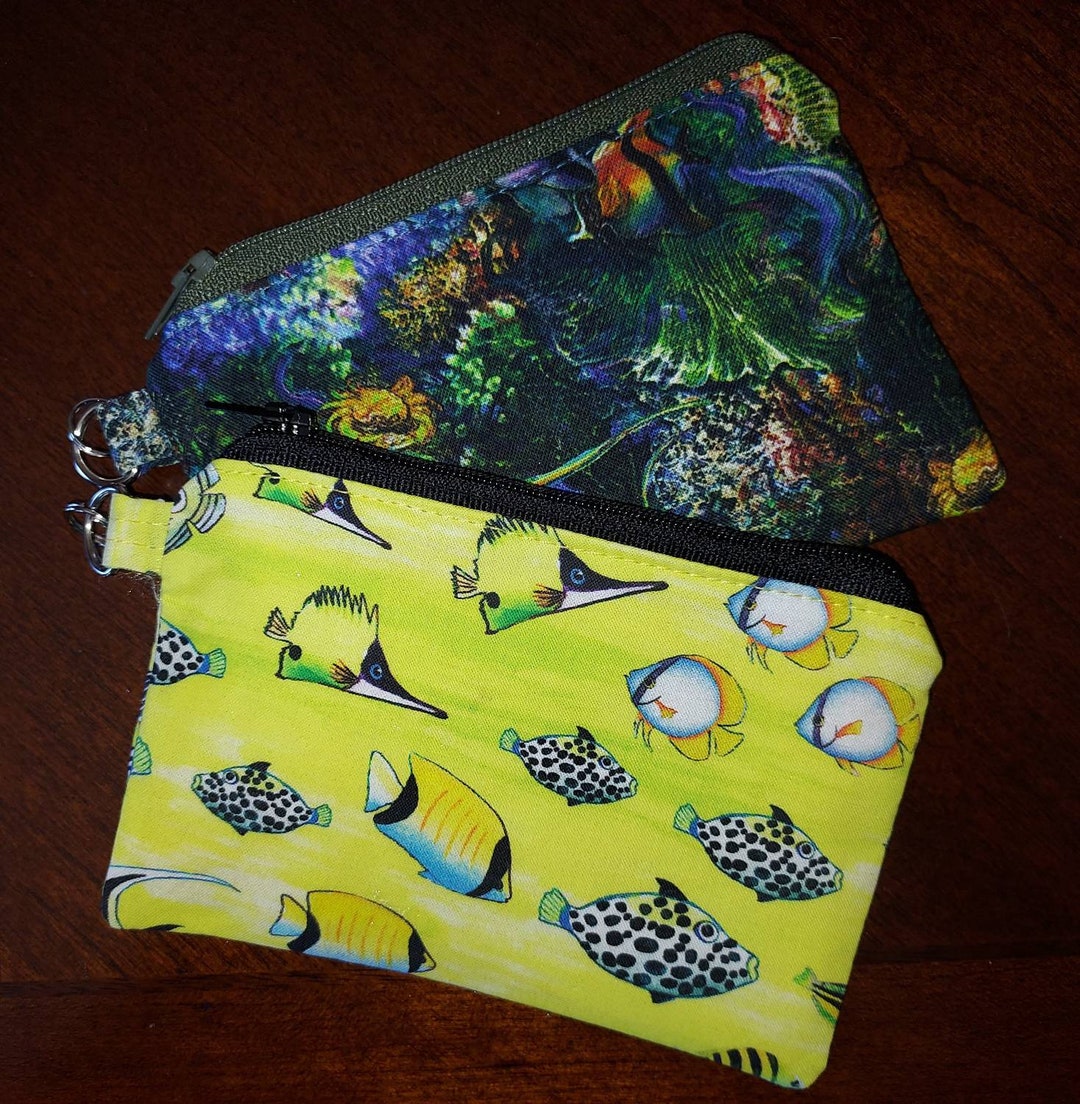 Tropical Fish Swimming in the Ocean or Aquarium Coin Purses - Etsy