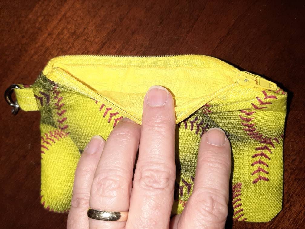 Baseball Coin Purse Softball Coin Purse Made in the USA - Etsy