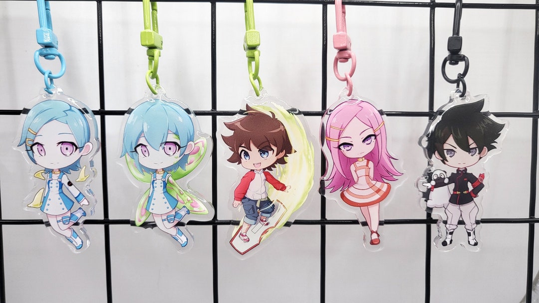 Sci-fi Mecha Anime Charms/keychains Double Sided Epoxy 2.5" - Etsy