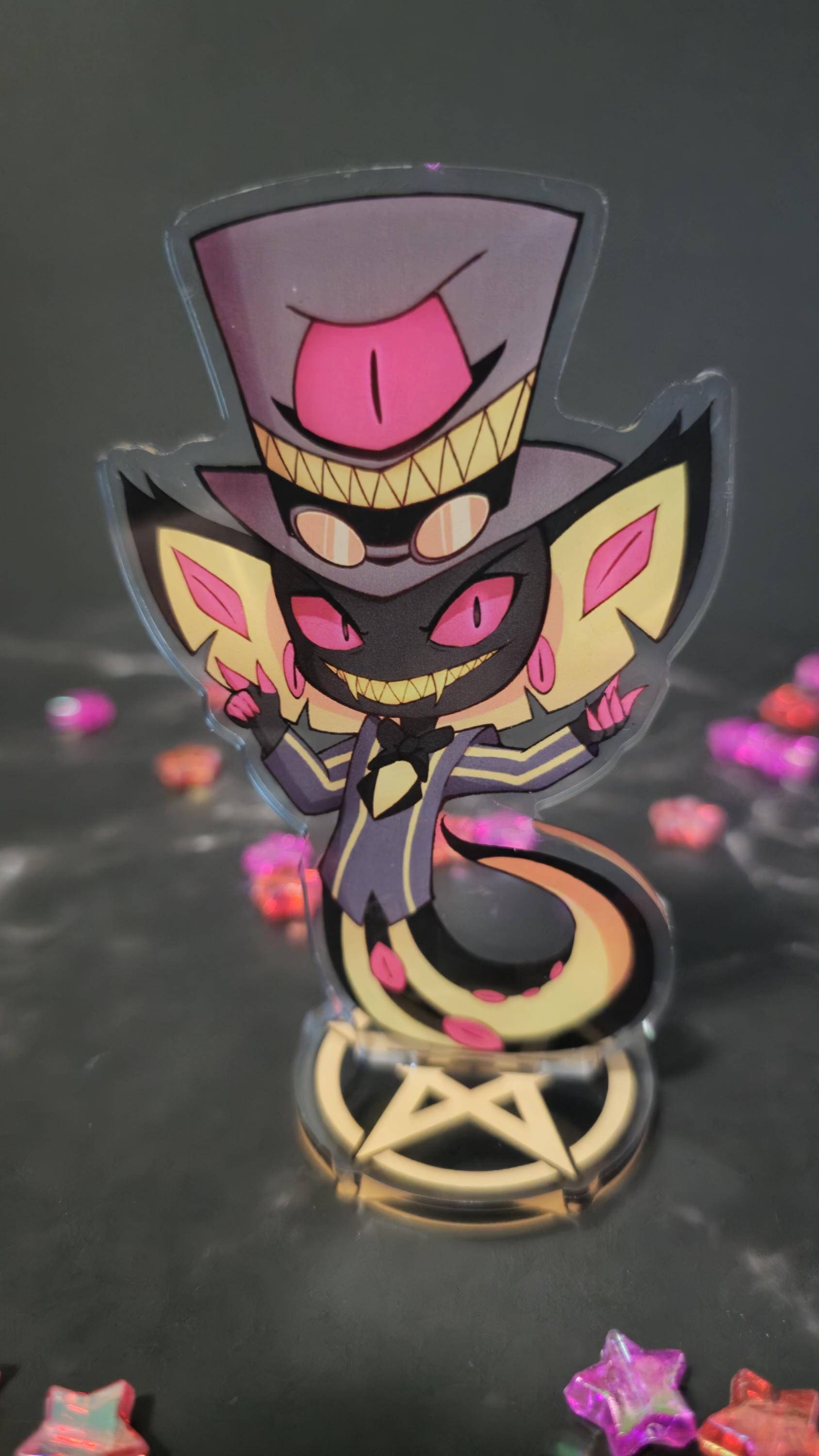 Hazbin Hotel Acylic Anime Chibi Style Standees - Charlie Morningstar ...